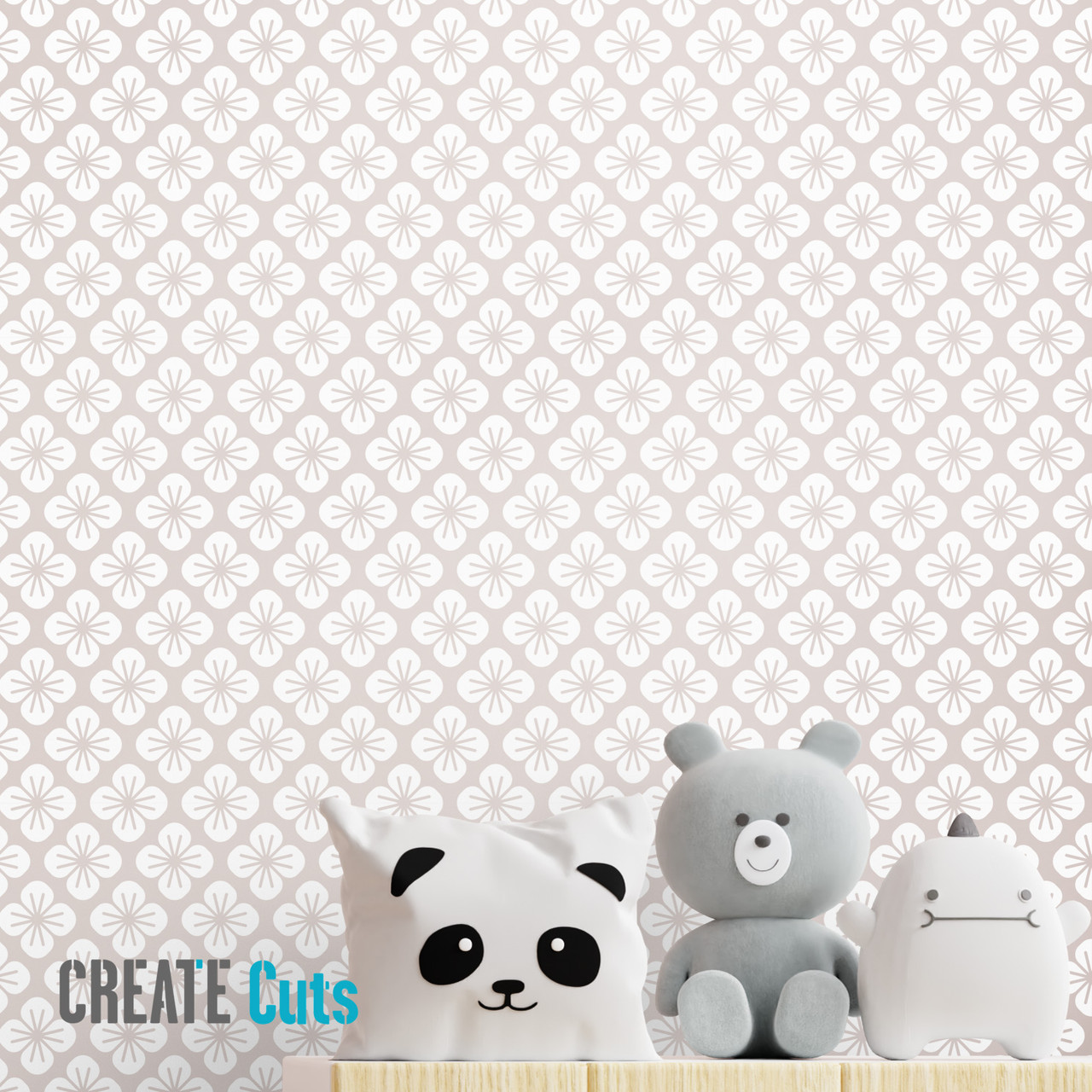 Japanese style UME pattern stencil