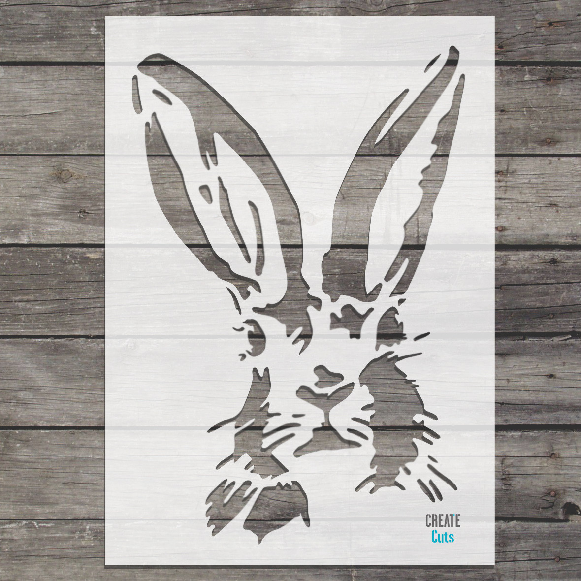 Hare Head stencil