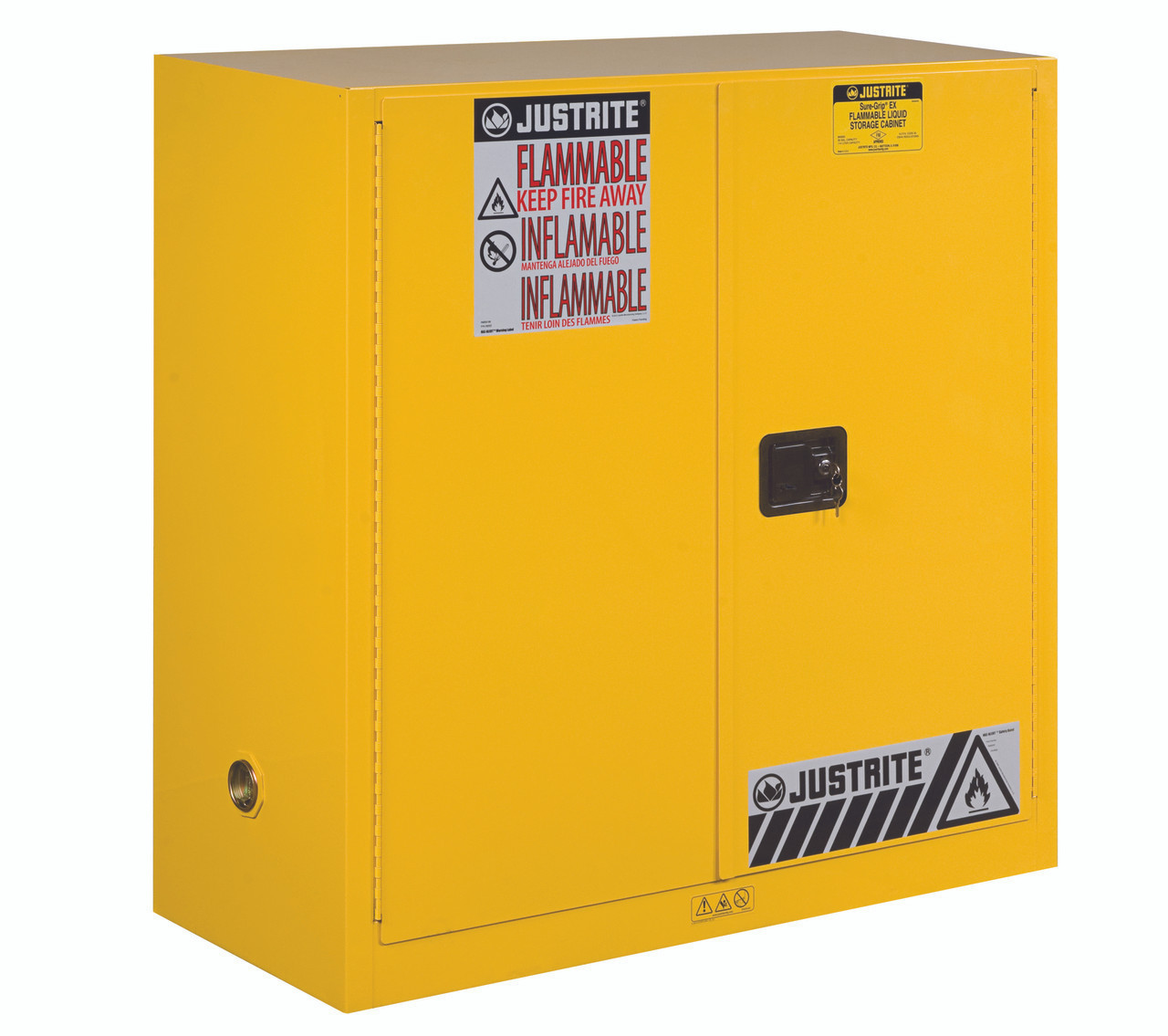 Justrite 893020 Flammable Safety Cabinet - 30 Gal Self Close