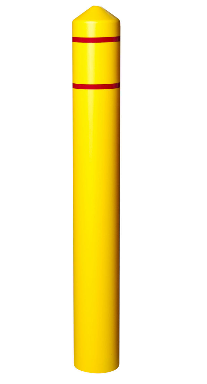 Parking Lot Safety - Bumper Post Sleeves - Smooth Bumper Post Sleeves ...