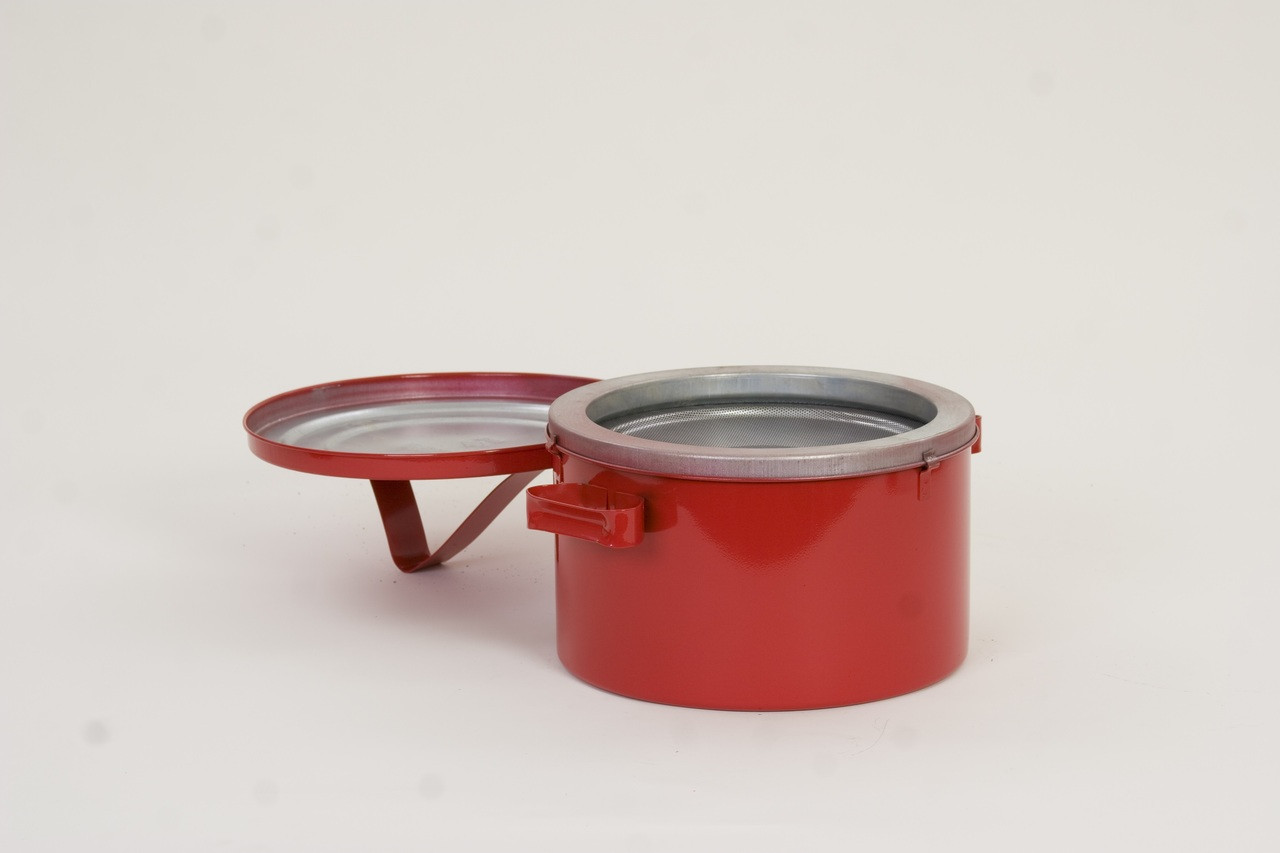 Eagle B-608 - 8 Quart Metal Bench Can