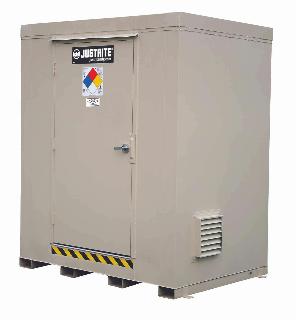 Justrite 6 Drum Storage Building 4 Hour Fire Rated - 913060