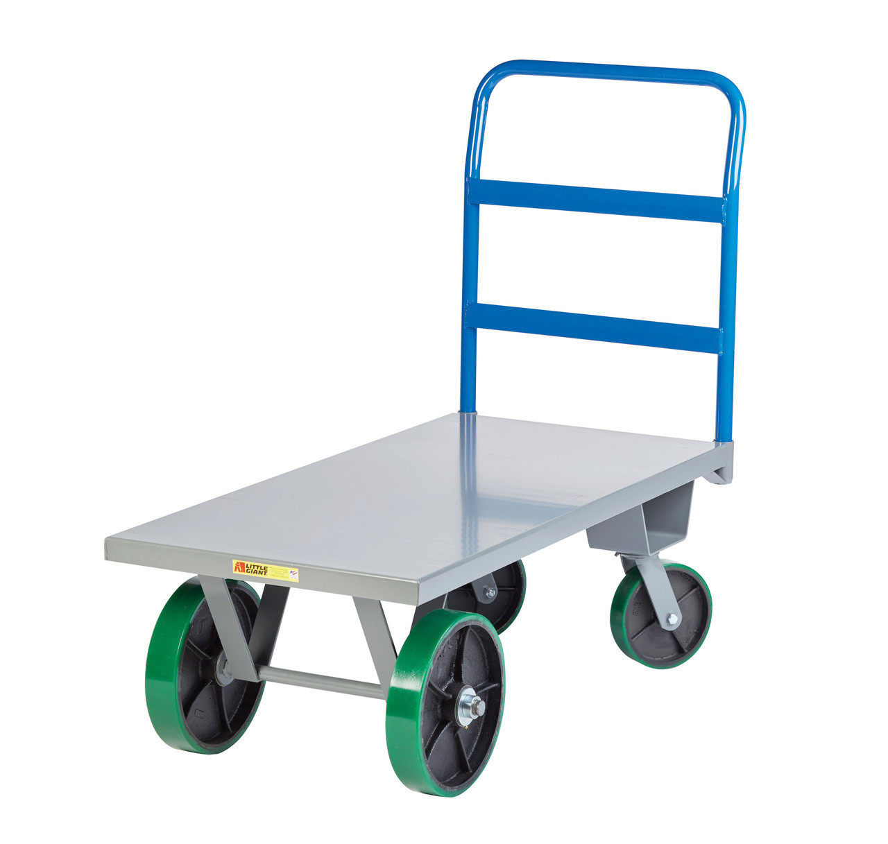 Little Giant Extra Heavy Duty Platform Truck, 24 x 48, Polyurethane Wheels