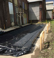 Drive Thru Spill Containment Berm - 14' x 36' x 24"
