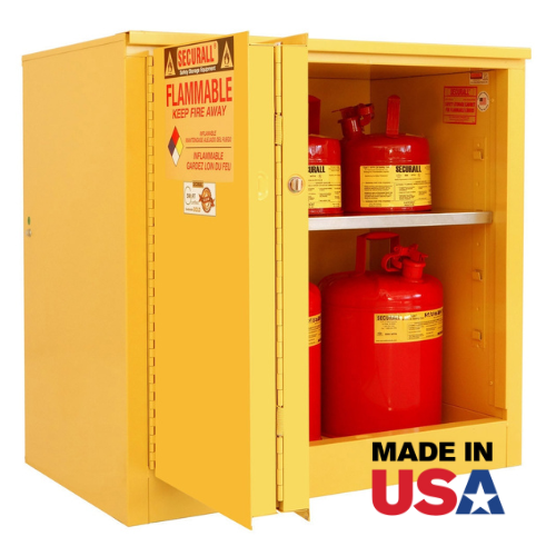 Securall 30 Gallon Flammable Storage Cabinet, Self Close Self Latch 2 ...