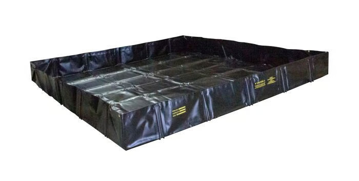 10' x 10' x 12" Spill Berm with Angle Brackets, QuickBerm 28071
