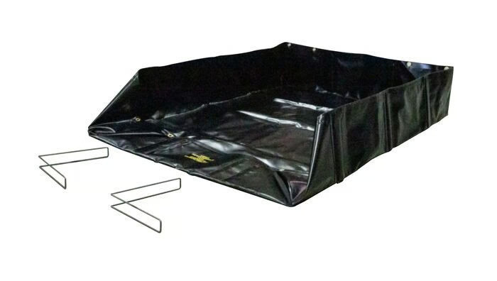4' x 4' x 12" Spill Berm with Angle Brackets, QuickBerm 28065