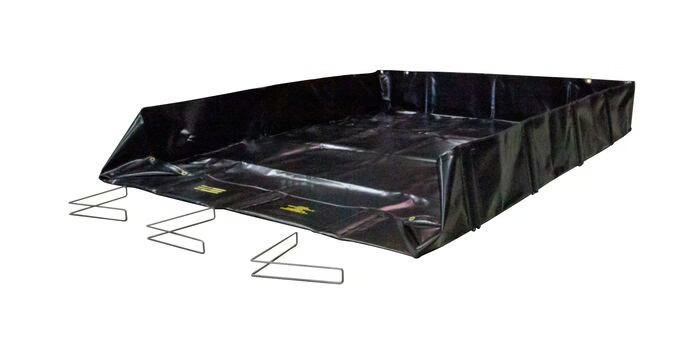 6' x 8' x 12" Spill Berm with Angle Brackets, QuickBerm 28069
