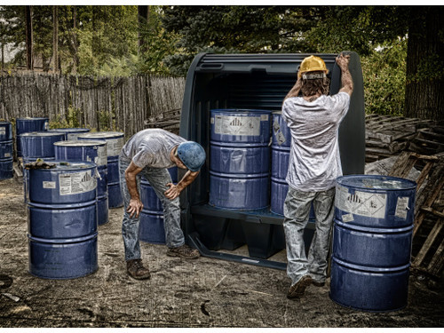 Enpac 2 Drum Outdoor Storage Spill Containment Shed With Drain - 4062-BD-D