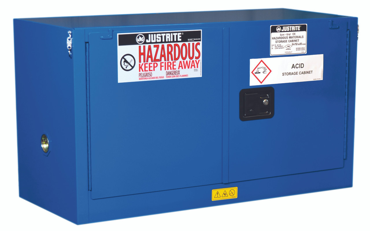 Justrite 891700 17 Gal. Piggyback Flammable Safety Cabinet