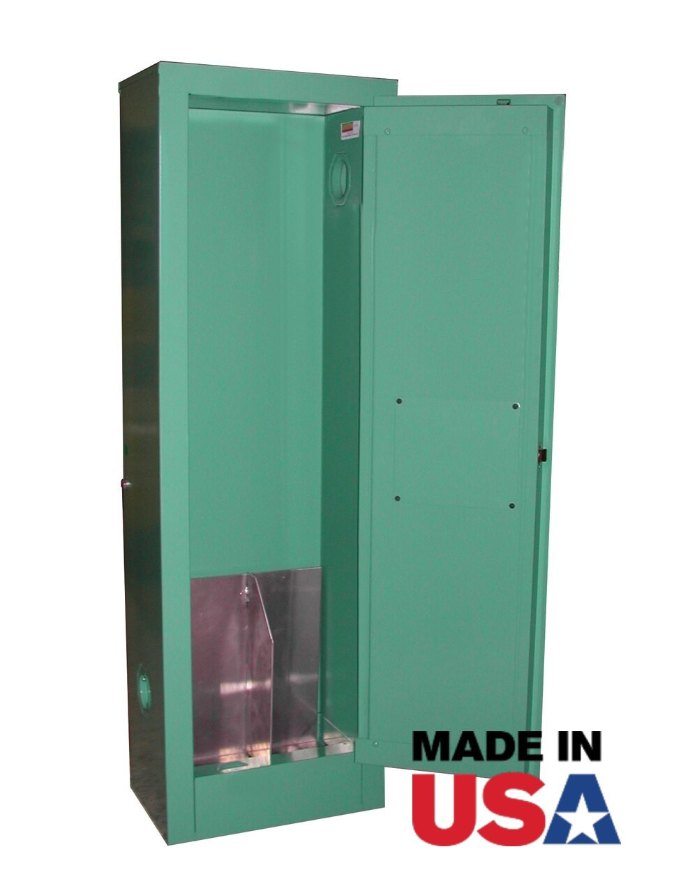 Oxygen Safety Cabinet - 2 to 4 Cylinders - 1 Door Manual Close
