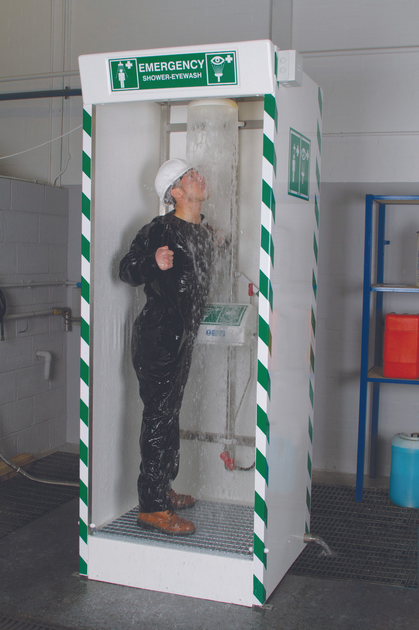 Emergency Indoor Cubicle Shower