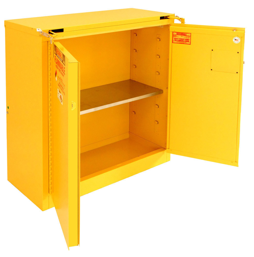 Eagle 1945X Flammable Safety Cabinet - Self Closing Sliding Door
