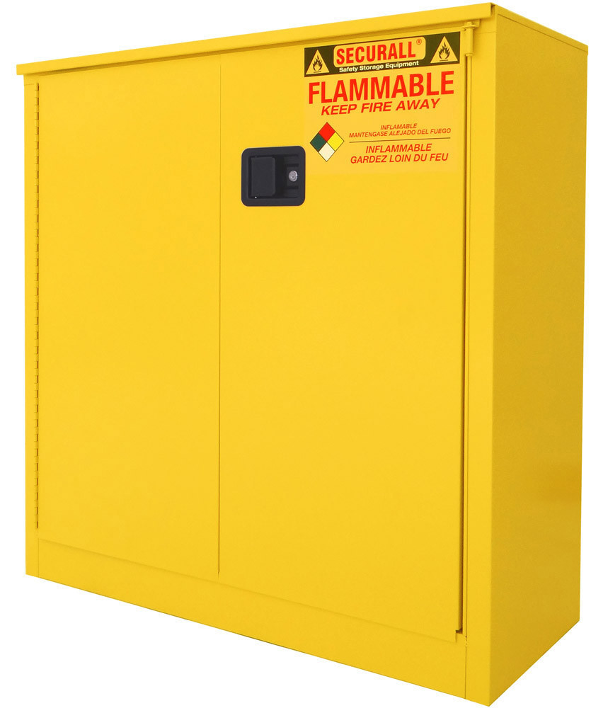 Securall Outdoor Safety Cabinet 30 Gal. Self Latch Safe T Doors