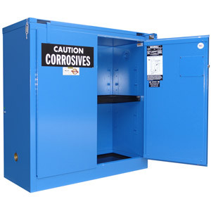 Securall 30 Gallon Acid/Corrosive Safety Cabinet, Self Close Self Latch ...