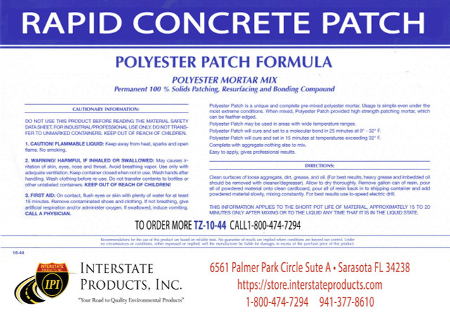 Rapid Concrete Patch Kit
