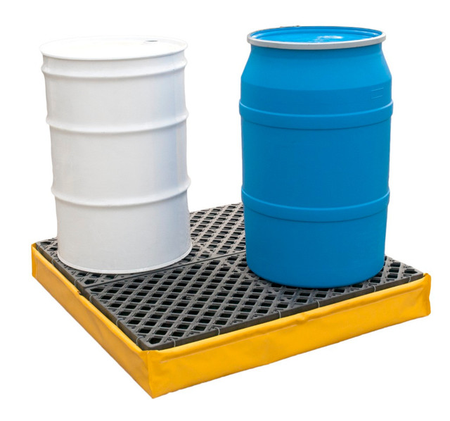 UltraTech Ultra-Spill Pallet P4 - 1001 - 4 Drum With Drain