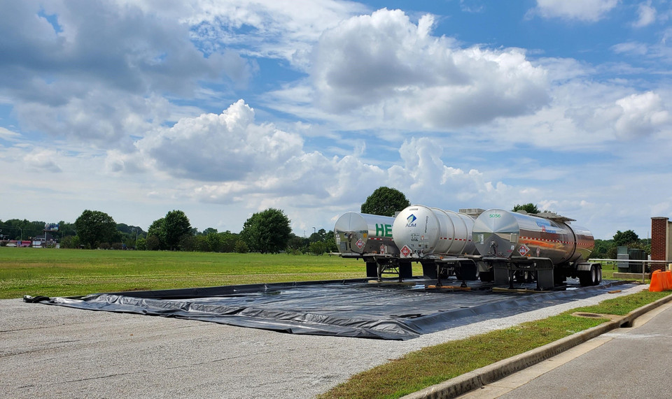 Drive Thru / Over Spill Containment Berms