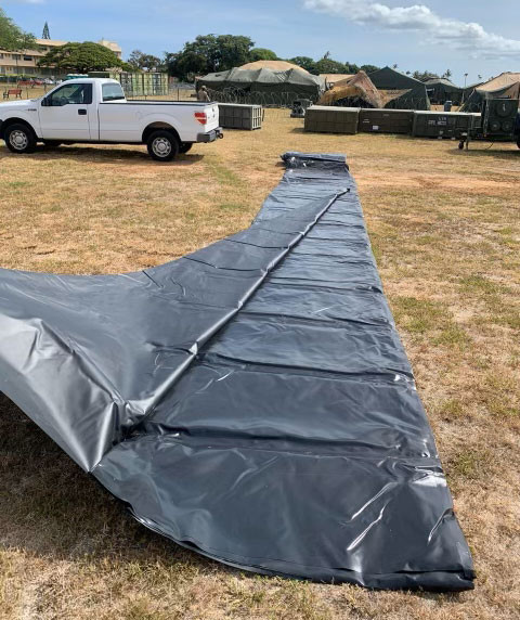 Spill Containment L-Bracket Berm - 12' x 50' x 24" @ IPI