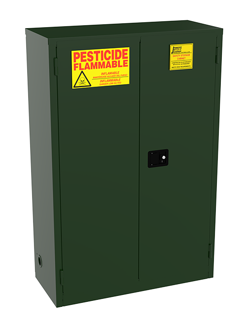 Pesticide Storage Cabinet - 18 Gallon - Self-Closing