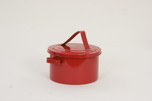 Eagle B-608 - 8 Quart Metal Bench Can