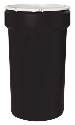 Eagle 55 Gallon Lab Pack - Black w/Plastic Lever Lock Ring