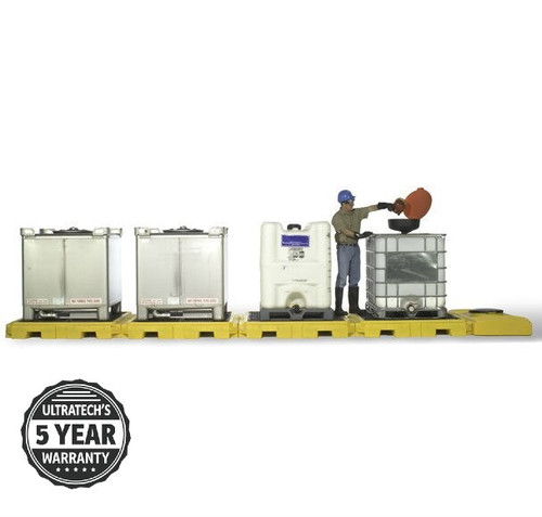 UltraTech Modular IBC Spill Pallets 1127 - Ultratech 4 Tank, Indoor Model