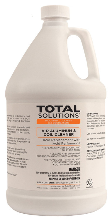 A-R Aluminum & Coil Cleaner - Acid Replacement with Acid Performance ...