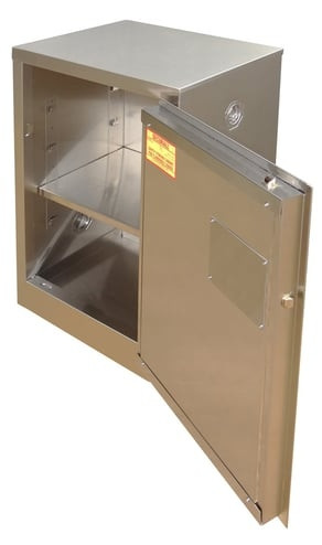 Securall Stainless Steel Flammable Safety Cabinet | 12 Gallons | A305-SS