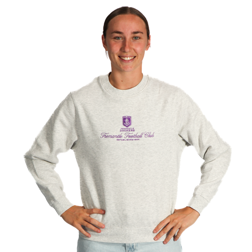Women Crest Crew - The Dock, Fremantle Dockers Team Store