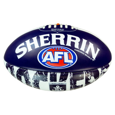 Sherrin Size 3 Team Icon PVC Football - The Dock, Fremantle Dockers ...
