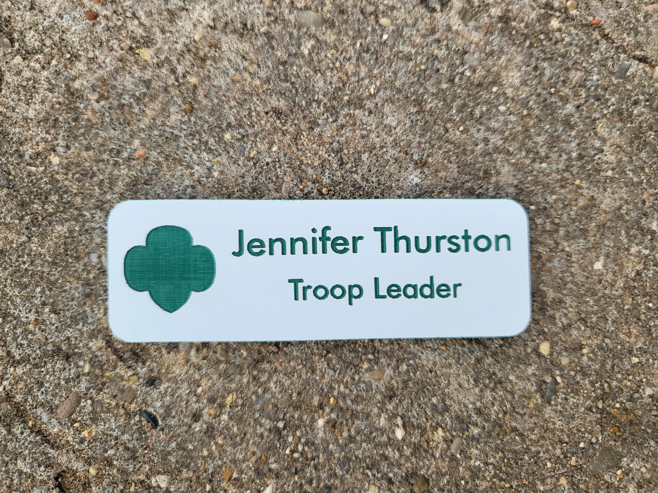 Girl Scout Name Tags, Troop Leader Name Badges, Employee Name Tags
