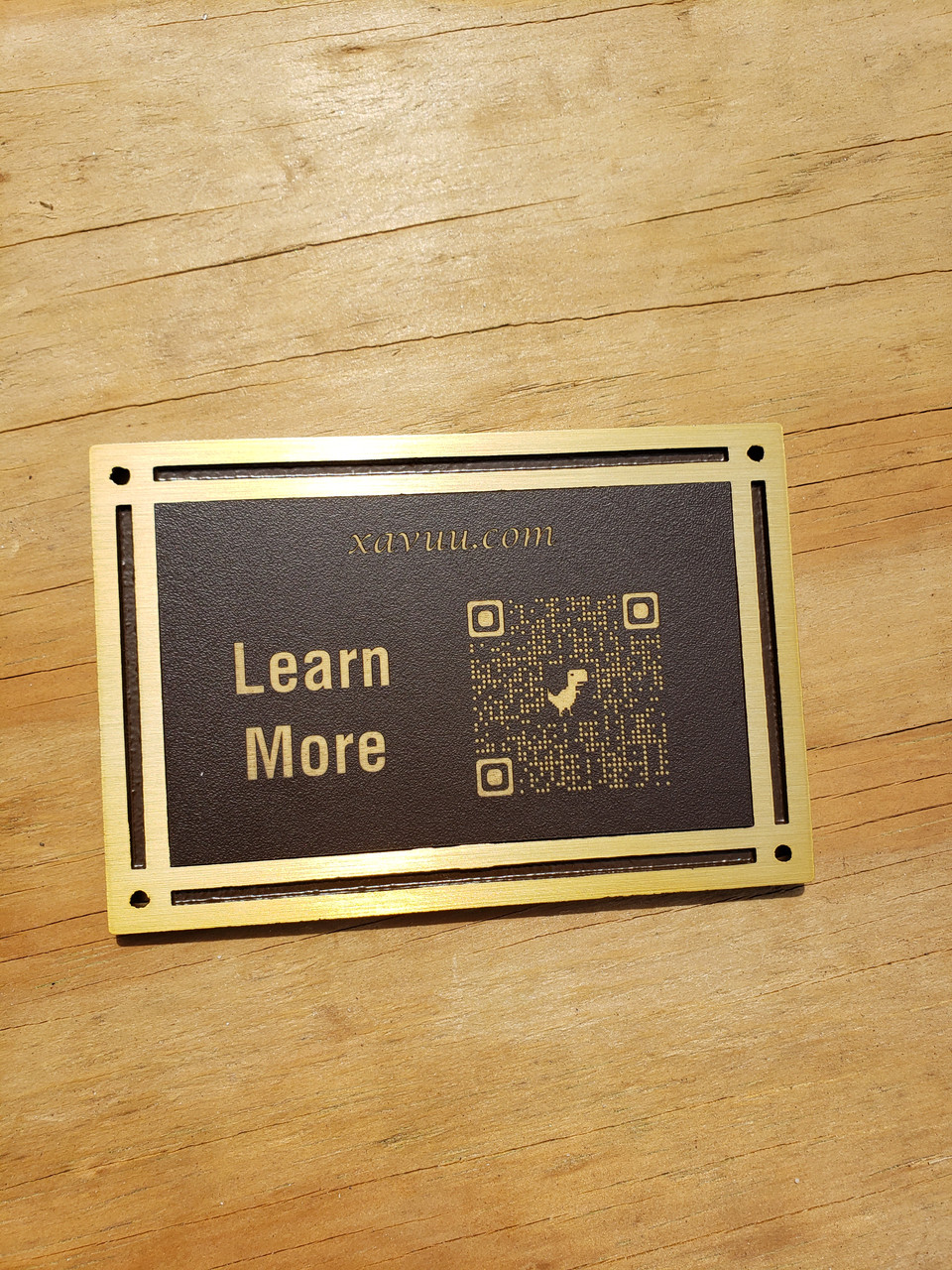 Bronze Outdoor QR Code Sign, Barcode Plaque, QR Code Plaque, Scan to ...