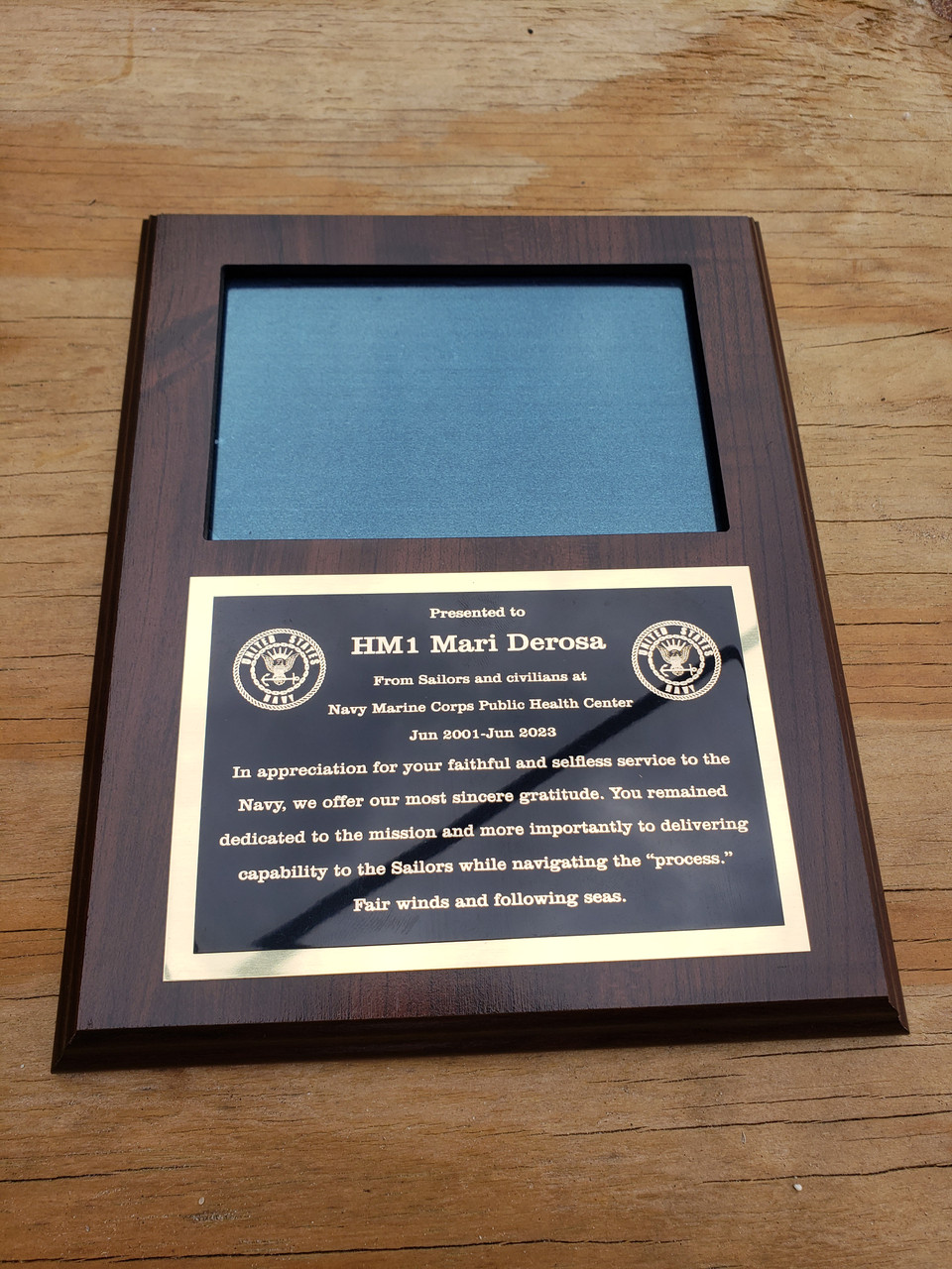 Military Retirement Plaque, Army Retirement Plaque, Navy Retirement ...