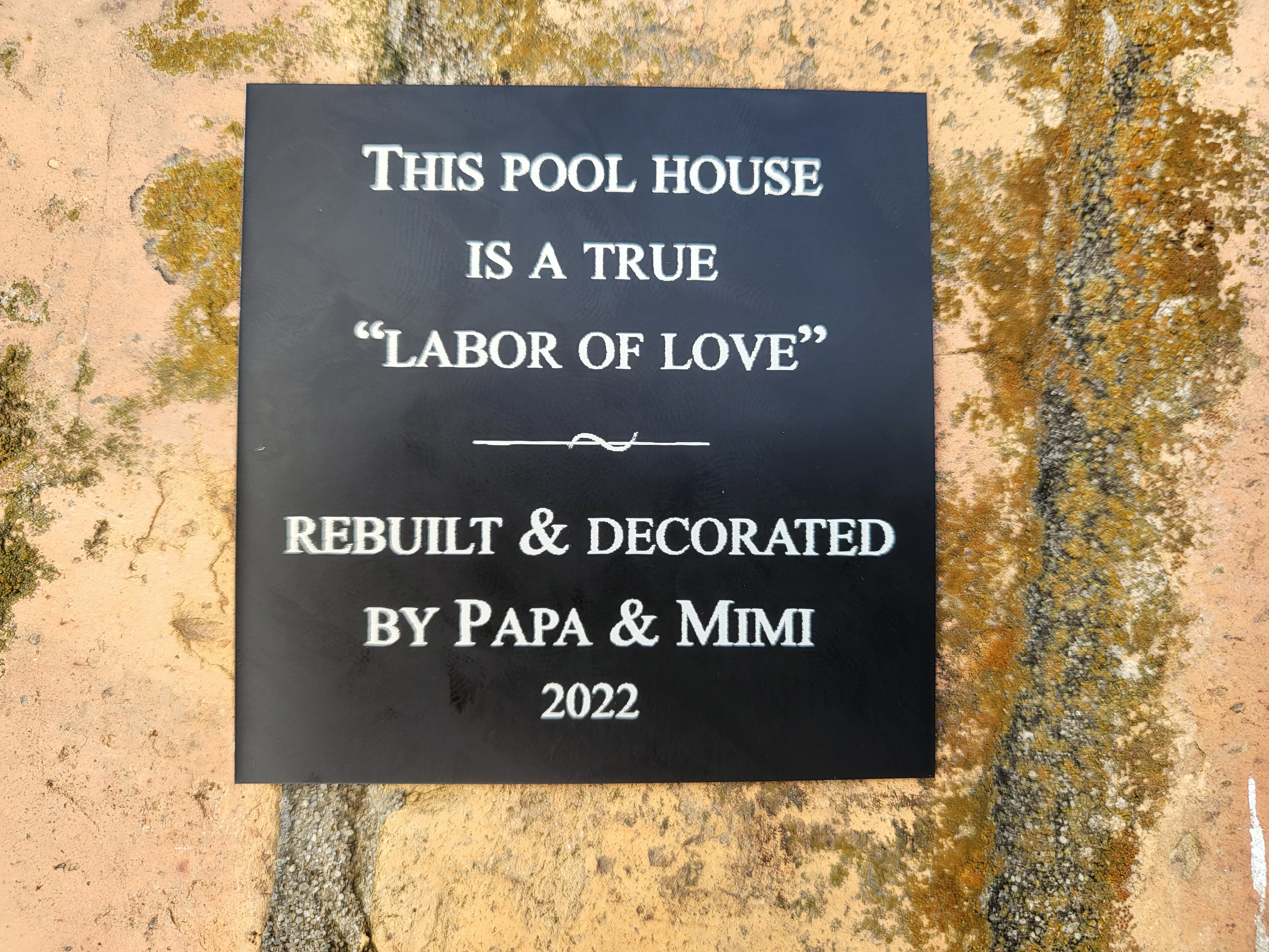 business sign, In memory of name plate, Memorial Name Plate ...