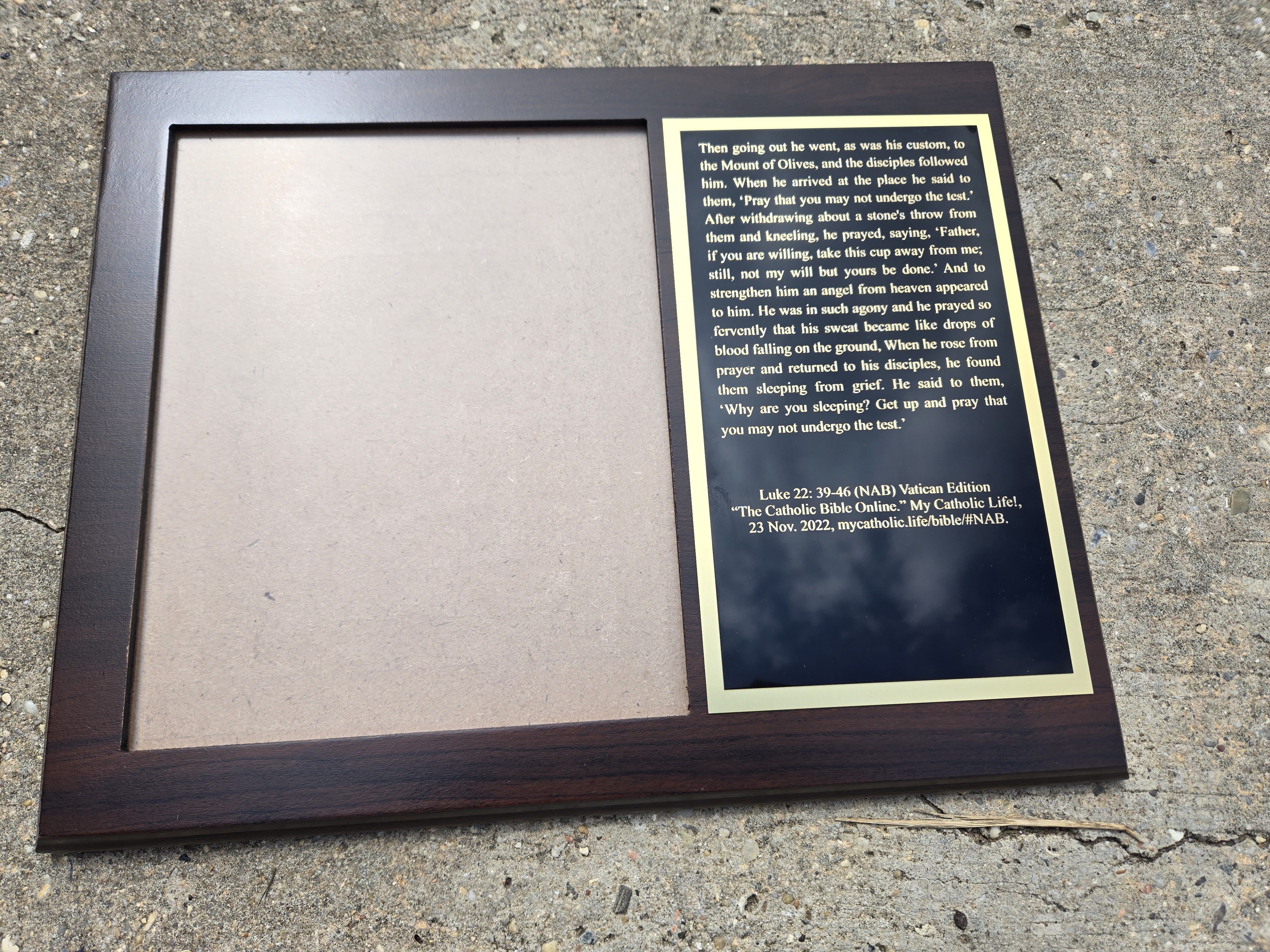 Bible Verse Plaque, Religious Scripture Plaque, Beautiful Christian ...
