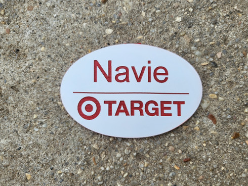 Target Name Tags, Office Name Badges, Employee Name Tags