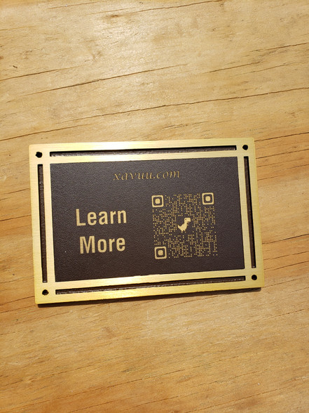 Bronze Outdoor QR Code Sign, Barcode Plaque, QR Code Plaque, Scan to ...
