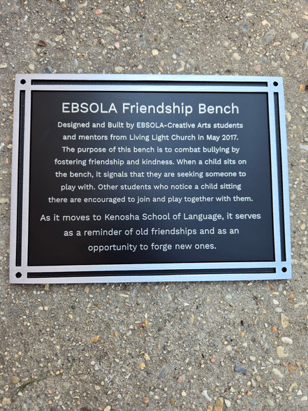 Friendship Bench Plaque, Outdoor Plaque, Garden Plaque, Bench Plaque ...