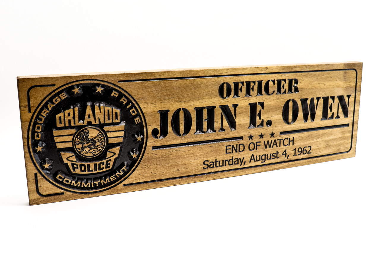 Police Department Sign