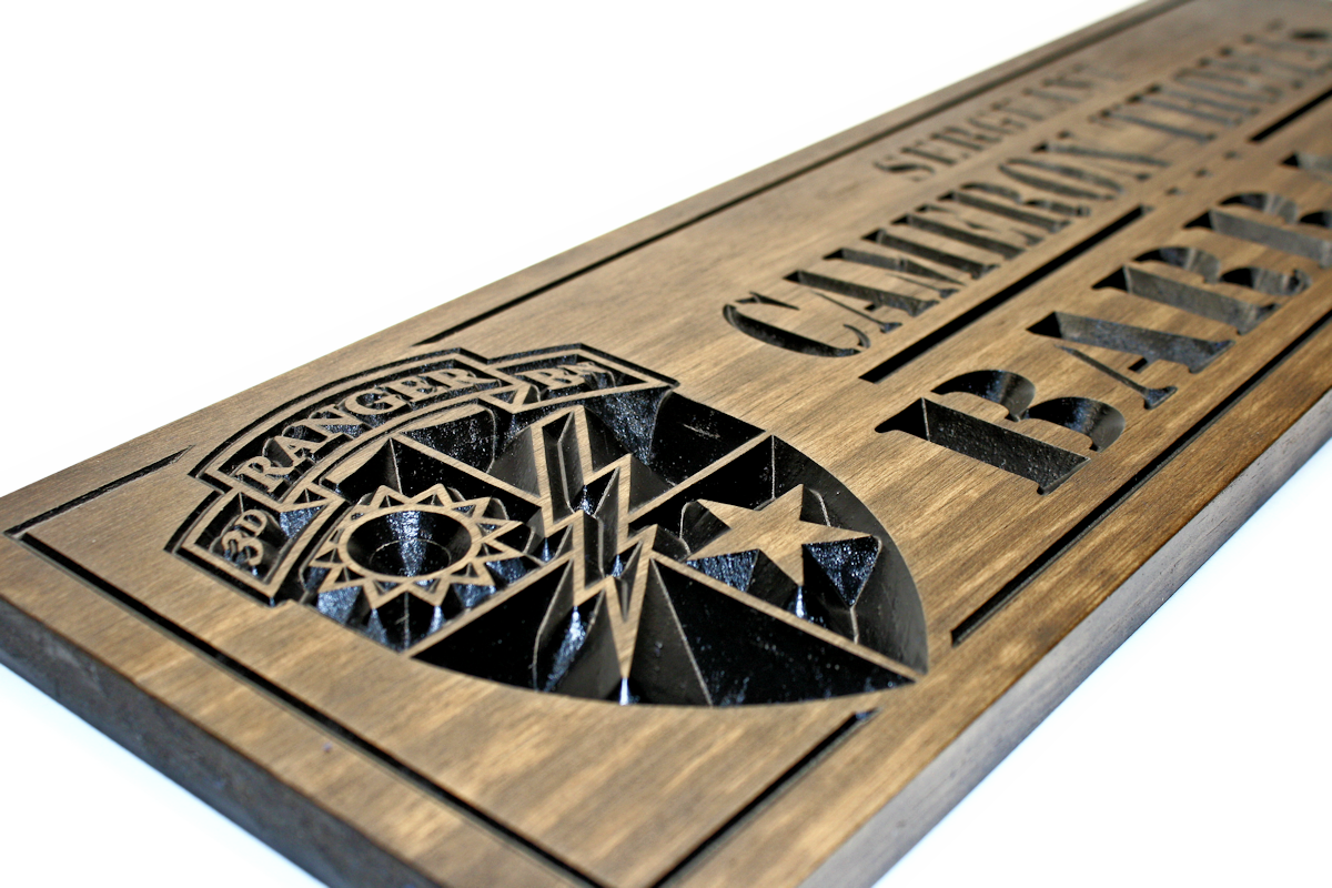 3rd ranger battalion Plaque, custom military sign