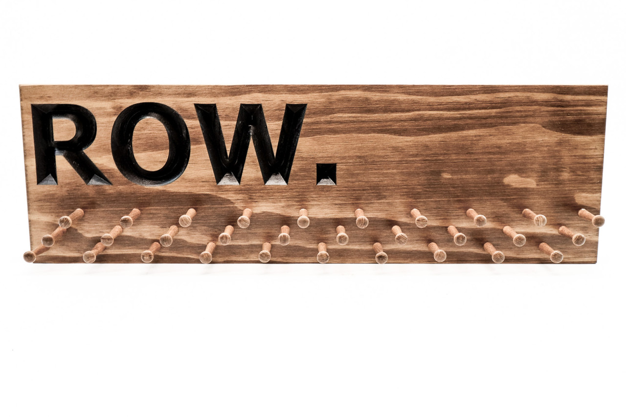 ROW, Rowing Medal display 10, 19 or 30 PEGS-gifts for rowers- gifts for ...