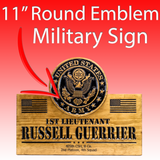 US ARMY Emblem SIGN - Military sign - Custom Wood Design