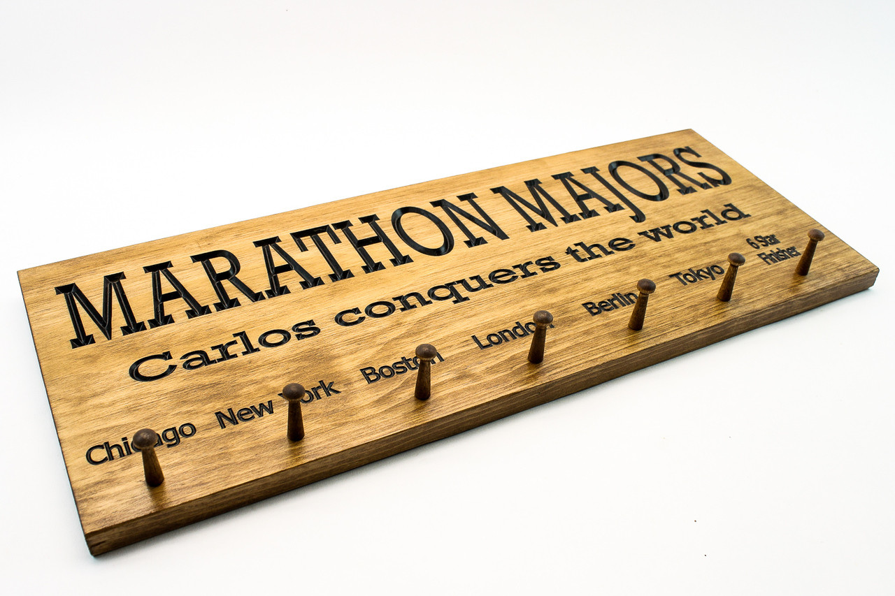 Marathon Majors - Medal Holder - Ribbon Display