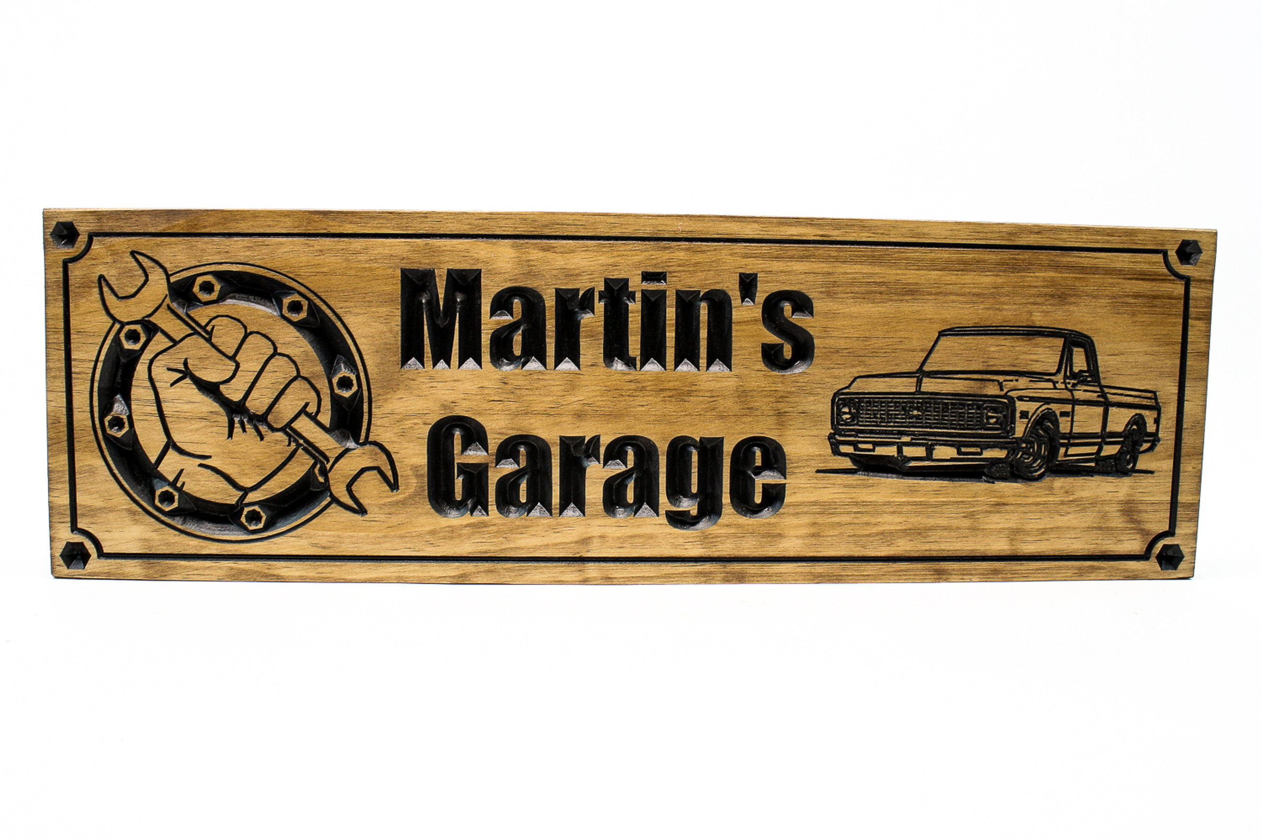 Garage Sign| Man cave sign | Garage shop sign with 69 Ford Mustang