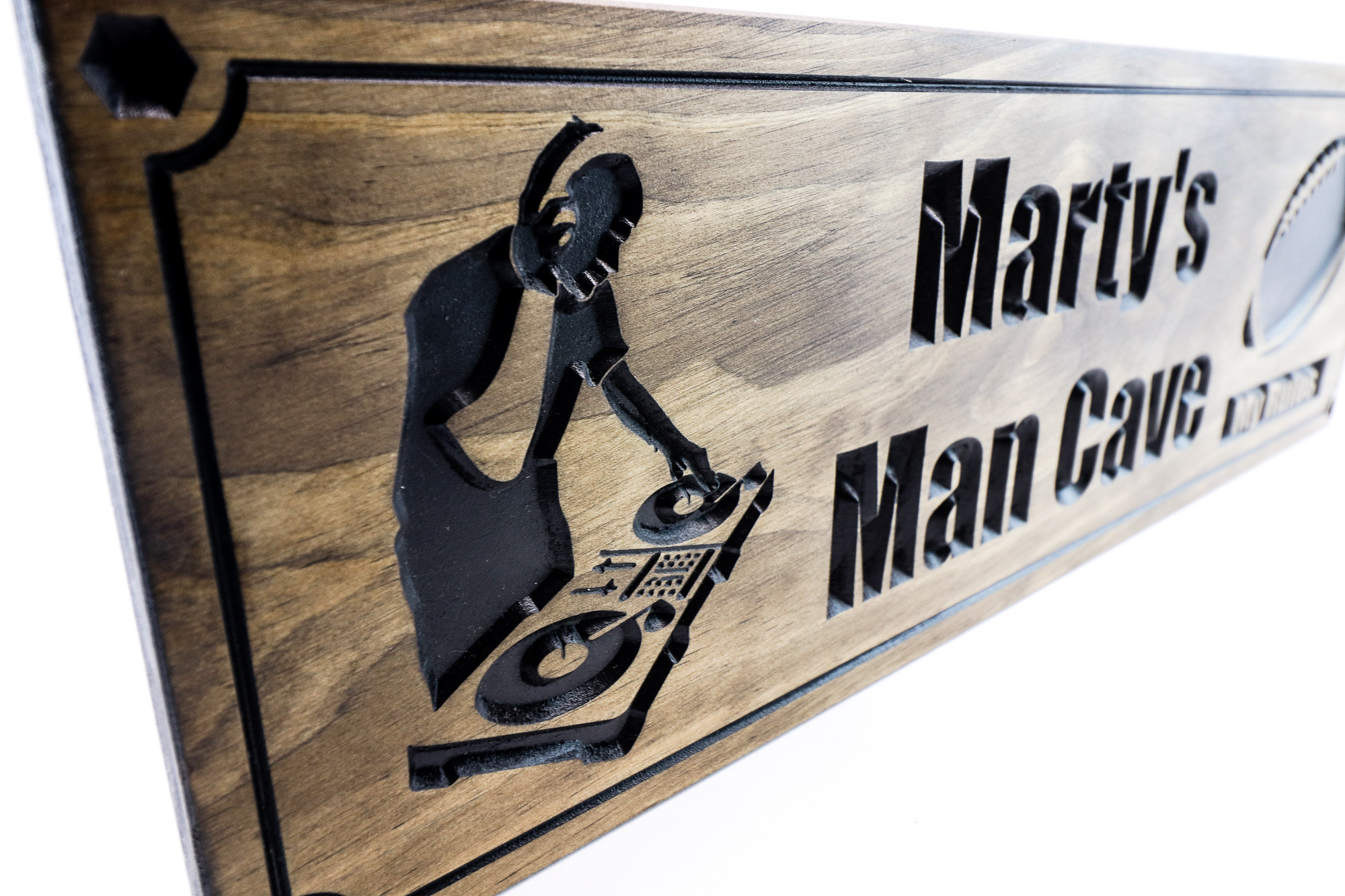Dj sign, turntable Music room wood sign - music decor for home-piano ...