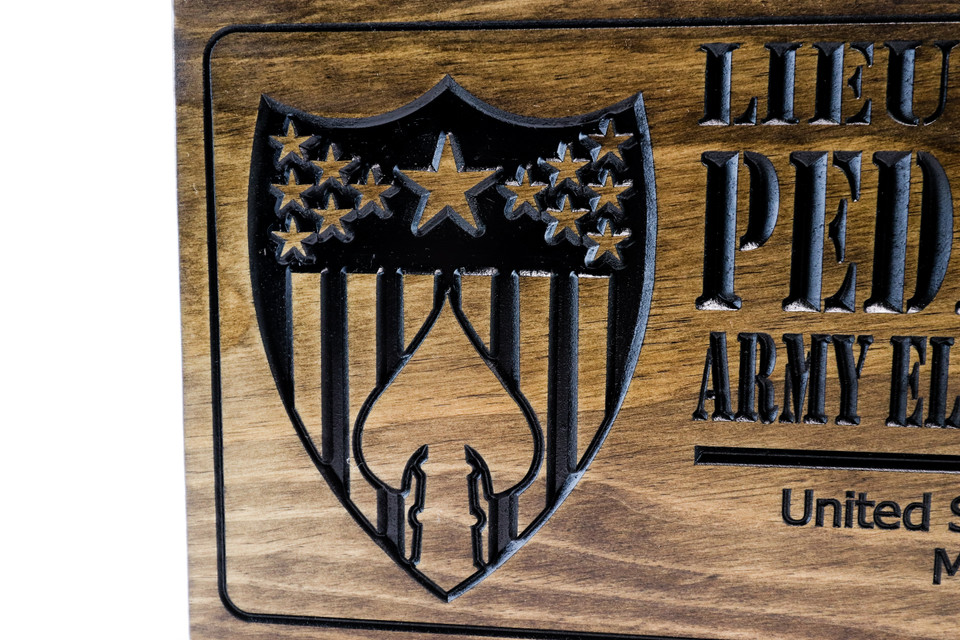 US ARMY MILITARY PLAQUE | WOODEN US ARMY MILITARY SIGN