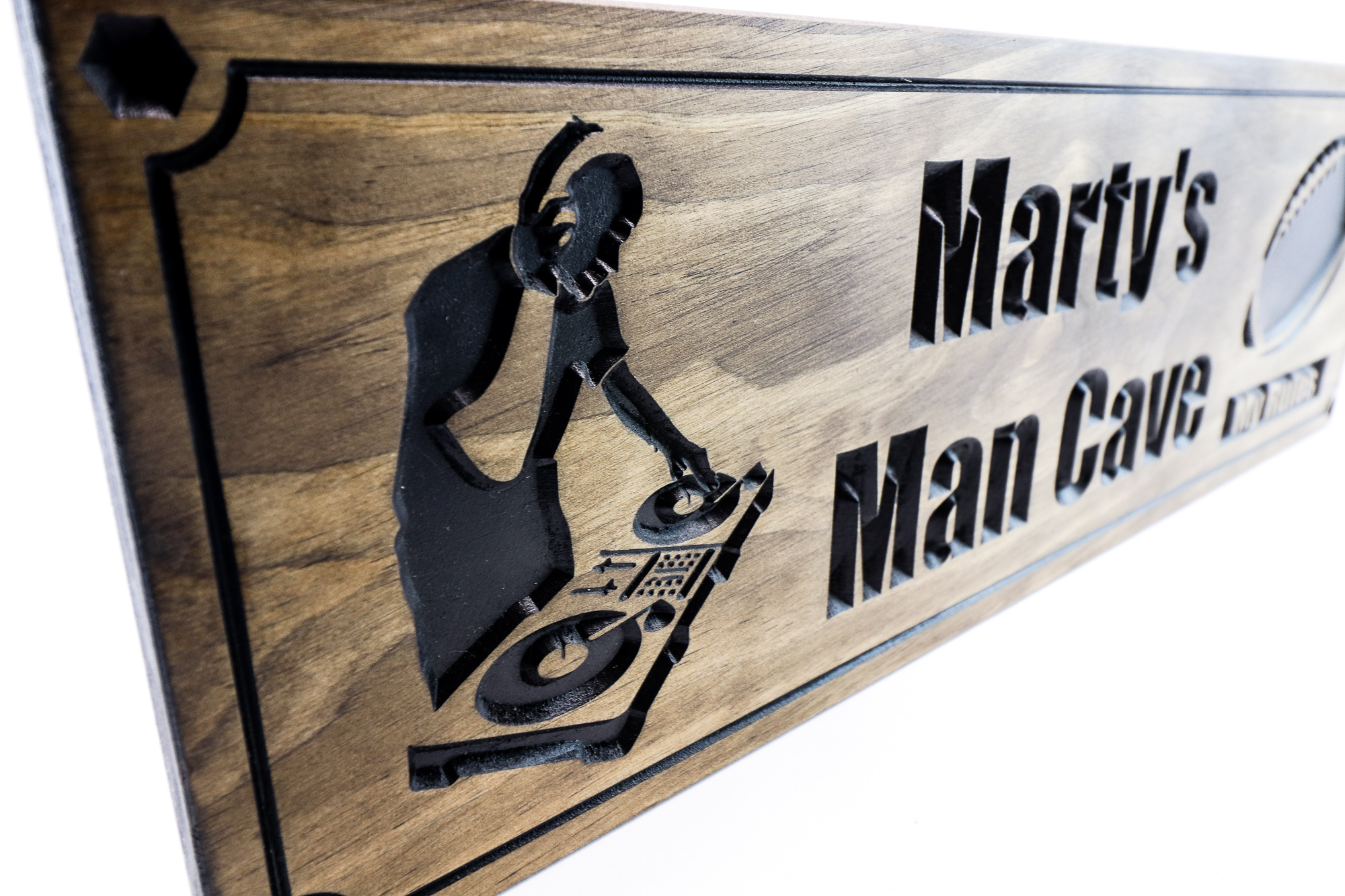 Dj sign, turntable Music room wood sign - music decor for home-piano ...