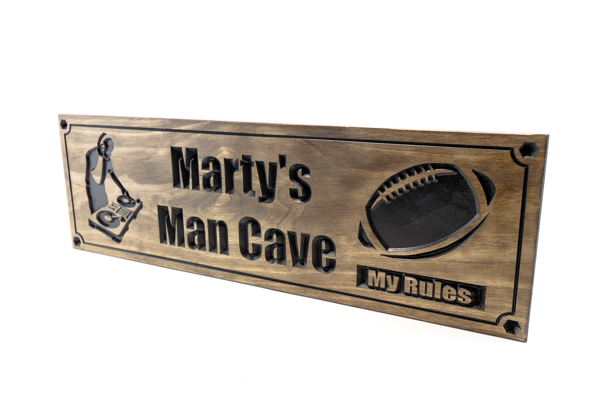 Dj sign, turntable Music room wood sign - music decor for home-piano ...