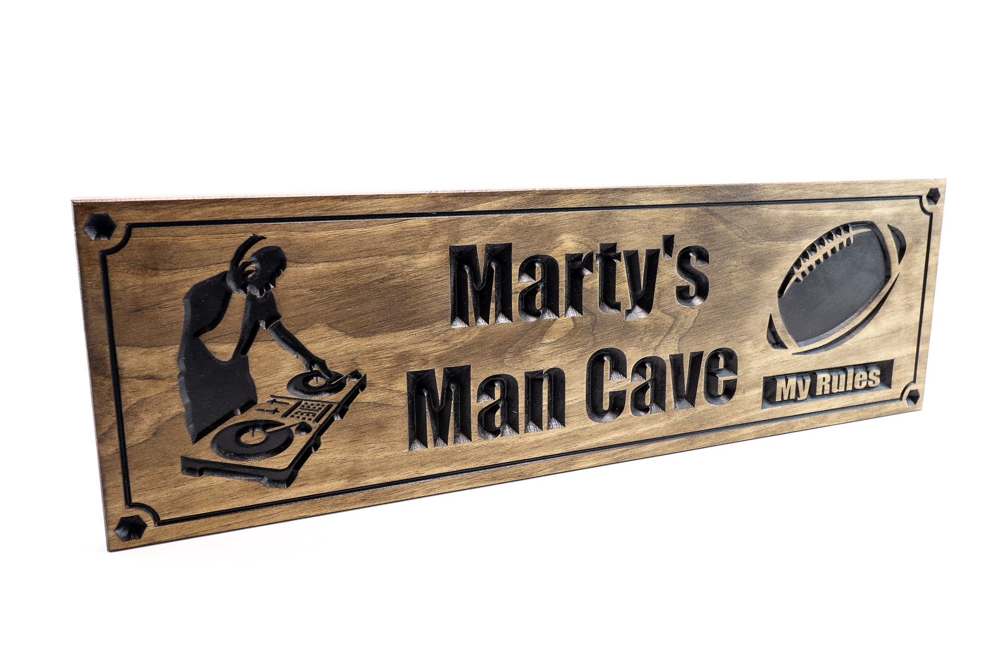 Dj sign, turntable Music room wood sign - music decor for home-piano ...